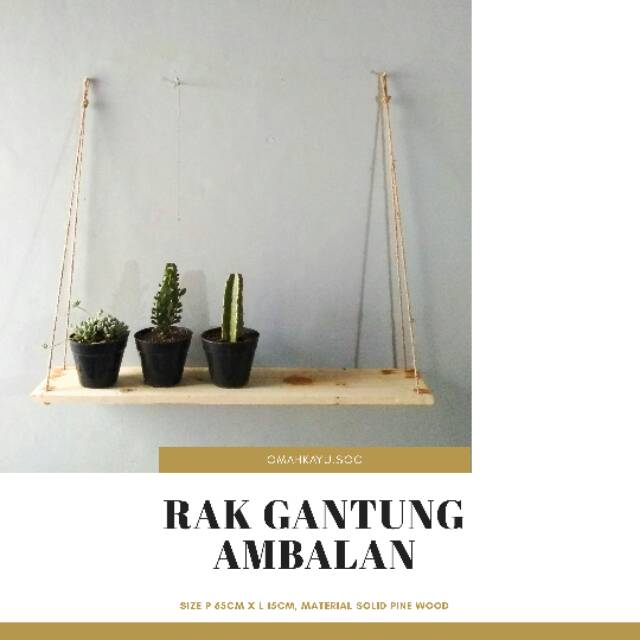 Jual Rak bunga, rak gantung ambalan | Shopee Indonesia