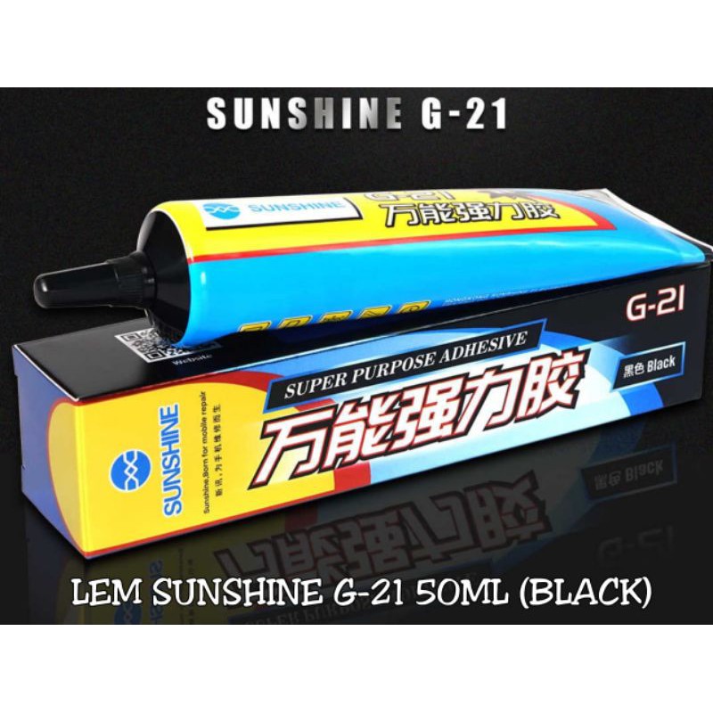 Jual LEM SUNSHINE G-21 50ML (BLACK) | Shopee Indonesia