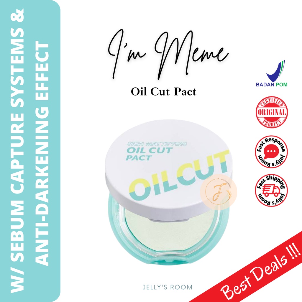 Jual I'M / IM MEME Oil Cut Pact | Shopee Indonesia