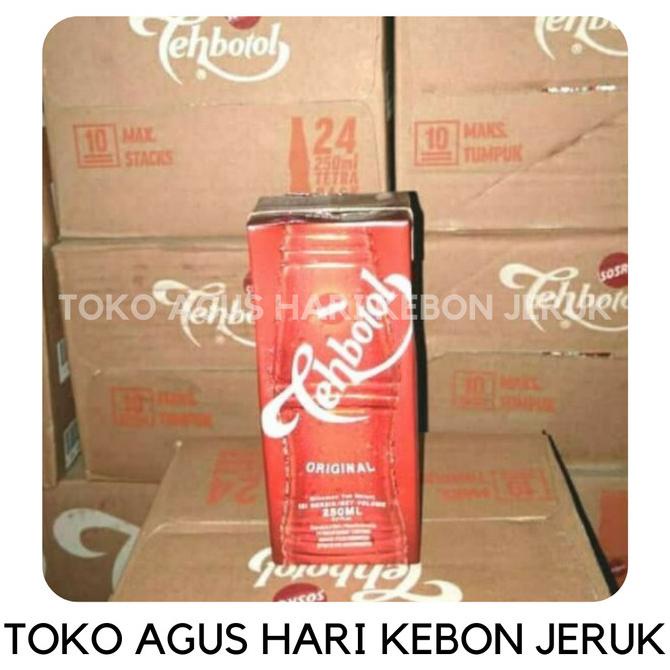 Jual [COD] TEH BOTOL SOSRO KOTAK 250 ML, 1 dus isi 24 kotak teh kemasan [COD] | Shopee Indonesia