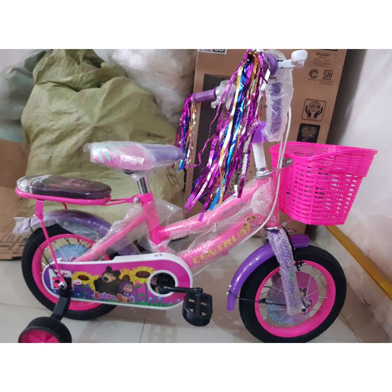Jual Sepeda Anak Sepeda Mini 12 inch CENTRUM ( Pink ~ Ungu ) | Shopee ...