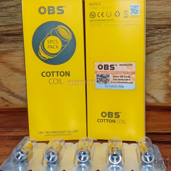 Jual OBS CUBE MINI S1 0.6 OHM COIL REPLACEMENT AUTHENTIC BY OBS ...
