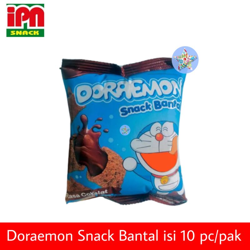 Jual IPN Doraemon Snack Bantal Coklat isi 10 pc/pak | Shopee Indonesia