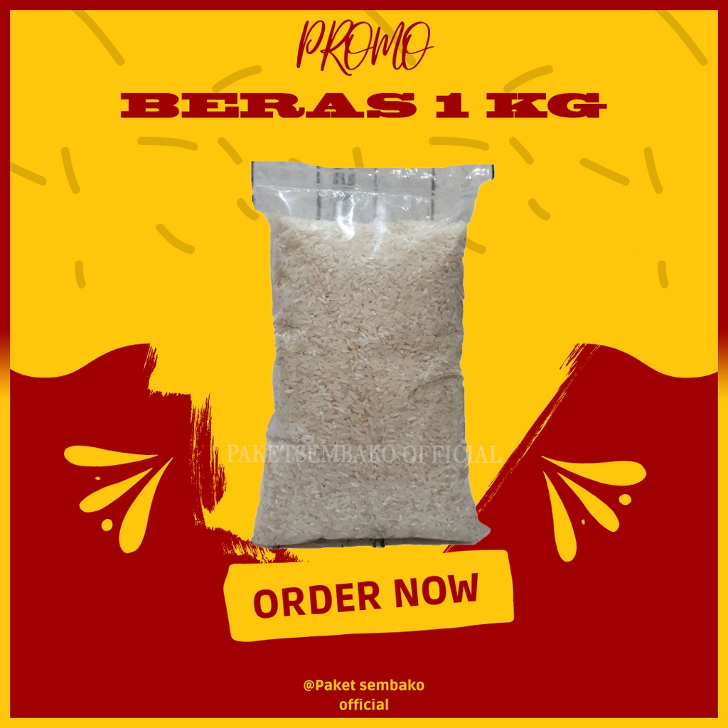 Jual Beras 1 kg paket sembako murah beras pulen rojolele pandan wangi ...