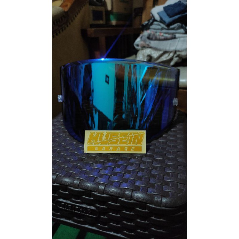 Jual visor kyt tt course iridium blue | Shopee Indonesia