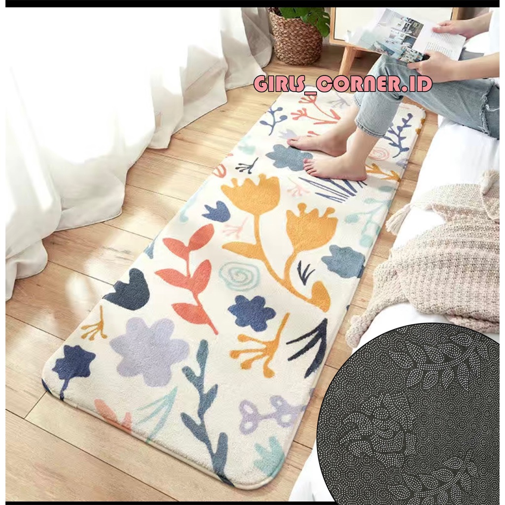 Jual KESET PANJANG MODERN BULU HALUS MINIMALIS LEMBUT40X120 ANTI SLIP ...