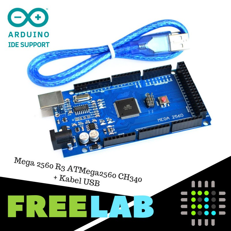 Jual Arduino Mega 2560 R3 ATMega2560 dg CH340 + Kabel USB | Shopee Indonesia