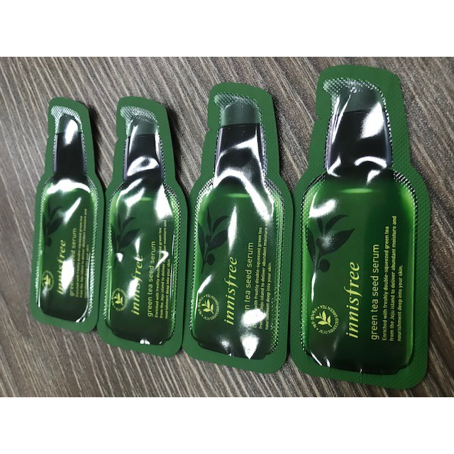 Jual Sample Innisfree Green Tea Seed Serum SACHET | Shopee Indonesia