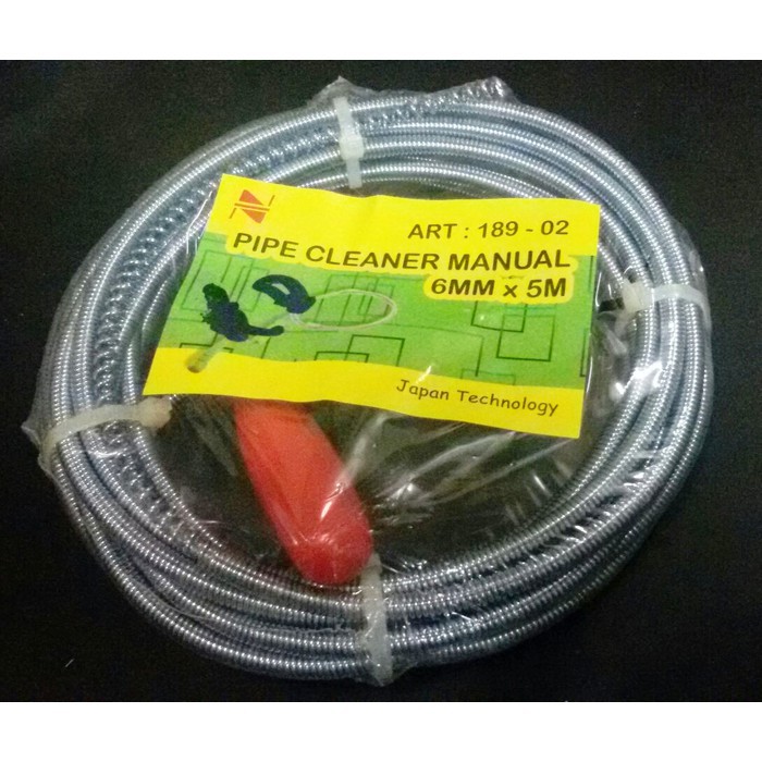 Jual Pipe Cleaner Manual 6mm x 5 Meter Japan Tech | Shopee Indonesia