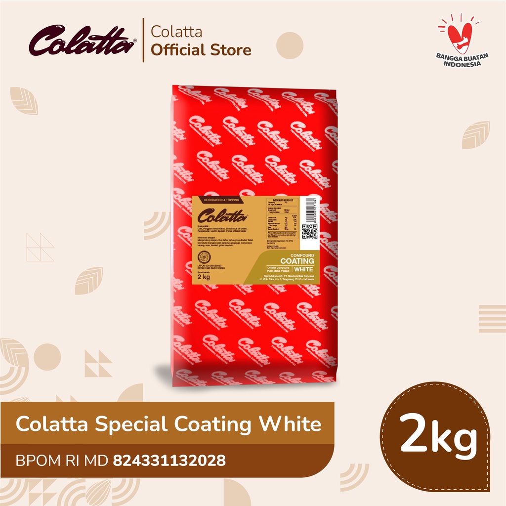 Jual Colatta Special Coating Chocolate White - Coklat Untuk Lapisan Kue ...