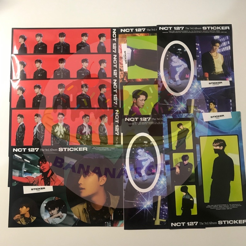 Jual STICKER ONLY ALBUM NCT 127 MARK TAEYONG TAEIL | Shopee Indonesia
