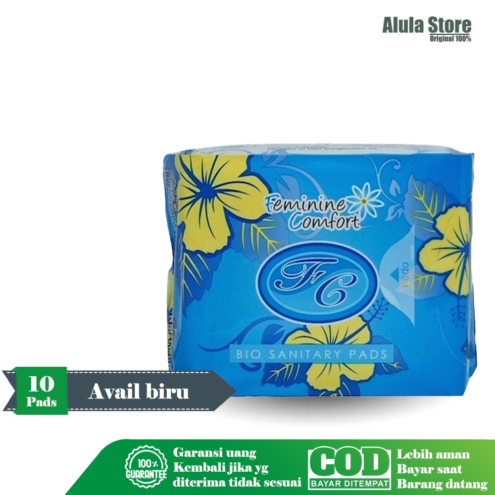 Jual AVAIL DAY USE BIRU PEMBALUT WANITA HARIAN DATANG BULAN SANITARY ...