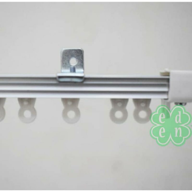 Jual Rel korden Alumunium murah UK 1m/100cm model kotak standar ...