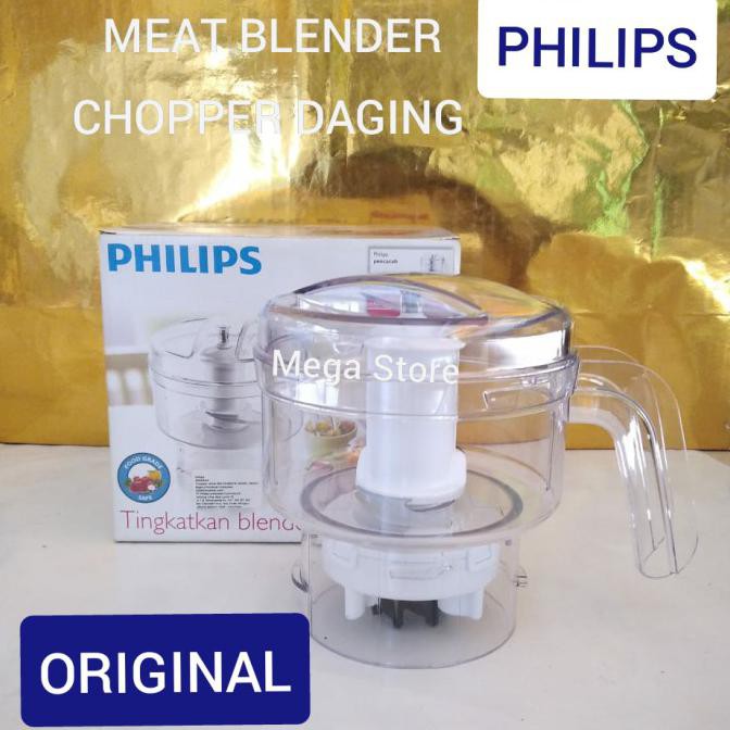 Jual CHOPPER DAGING MEAT CHOPPER BLENDER PHILIPS ORIGINAL HR 2115 2116 ...