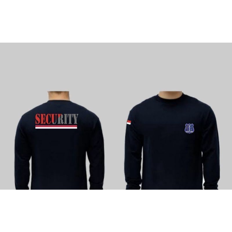 Jual BAJU SECURITY GARIS BELAKANG MERAH PUTIH/baju security baju tangan ...