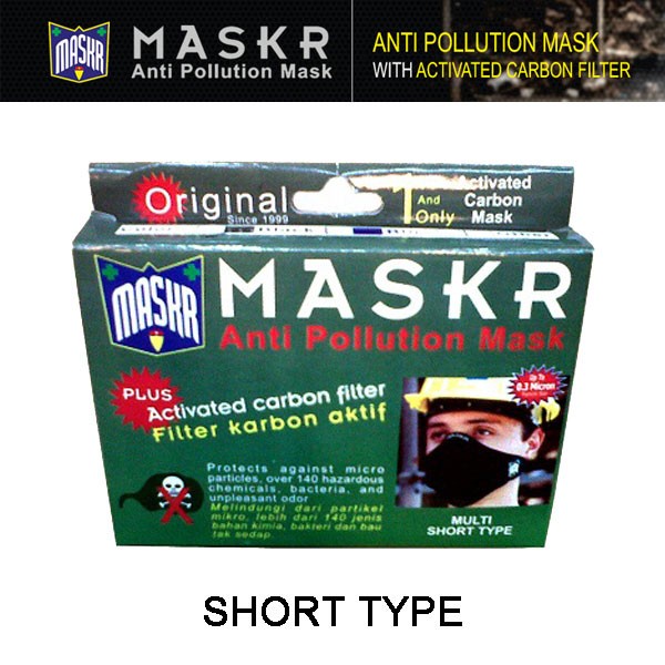 Jual MASKER KAIN KARBON AKTIF PENDEK MASKER MOTOR ANTI DEBU POLUSI ...