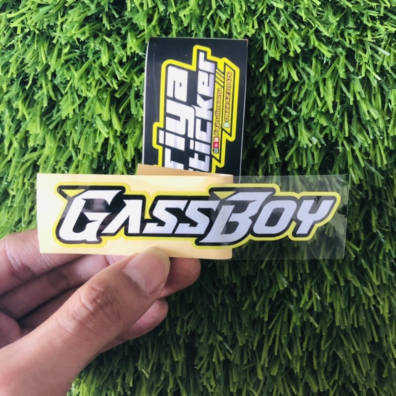 Jual stiker GASSBOY sticker GASS BOY ngab viral | Shopee Indonesia