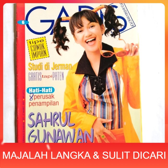 Jual Majalah GADIS No.6 Mar 1997 Cover MAYANG SARI Langka | Shopee Indonesia