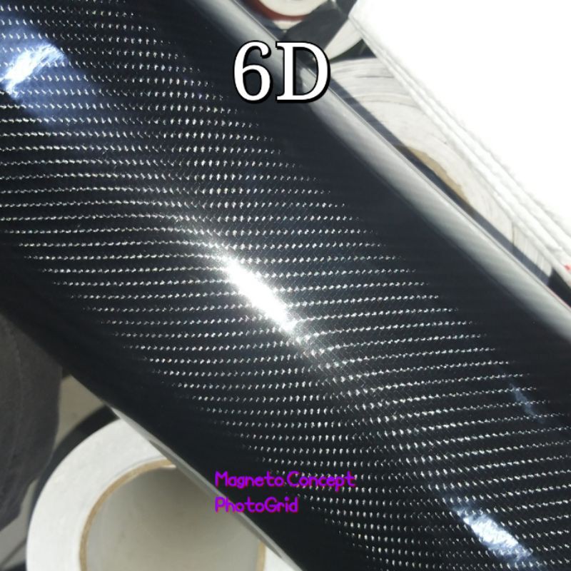 Jual Stiker Motor Skotlet Carbon 6D Glossy L50cm x P100cm Sticker Merk ...