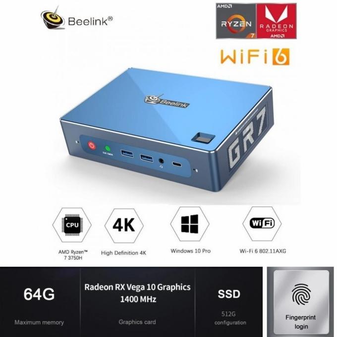 Jual BEELINK GTR7 - Mini PC 16GB RAM 512GB SSD - AMD Ryzen 7 Win 10 Pro ...