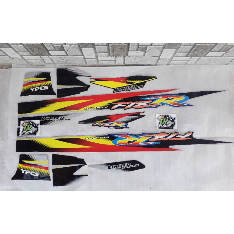 Jual STRIPING STICKER YAMAHA FIZR FIZ R LIMITED EDITION WARNA SILVER ...