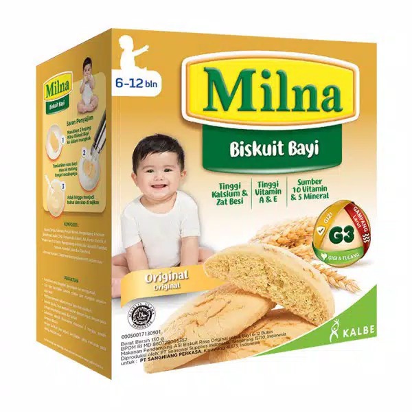 Jual MILNA BISKUIT ORIGINAL 130 GR | Shopee Indonesia