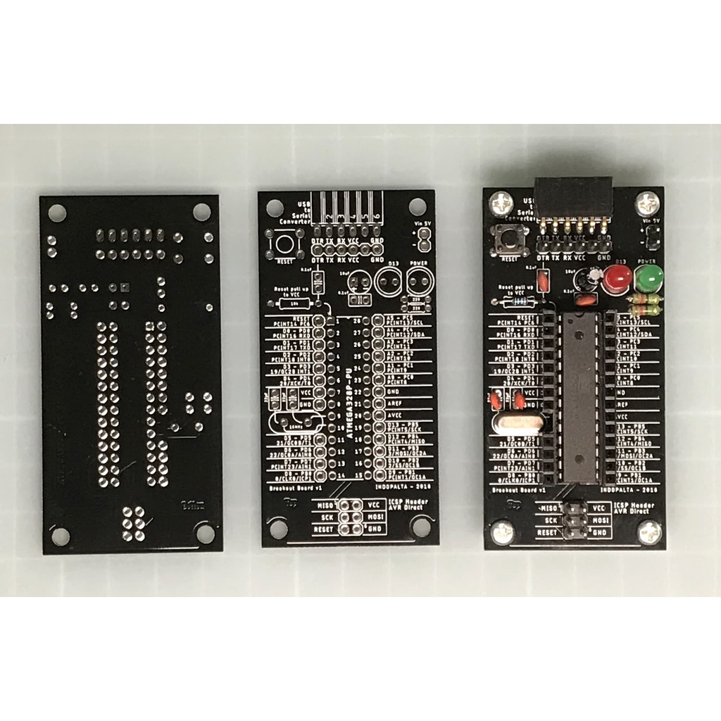 Jual ATMega328P-PU Breakout Board aka Arduino Uno Bareboard Siap Pakai ...