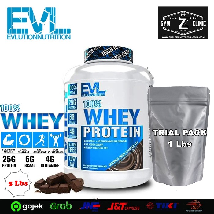 Jual EVL Whey Protein 100 1 Lb Trial Pack | Shopee Indonesia