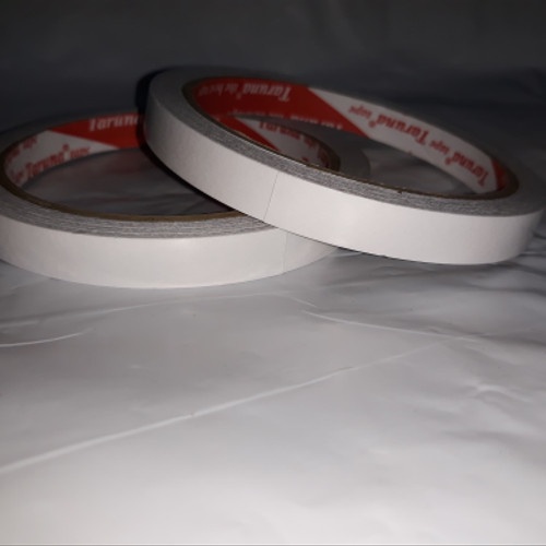 Jual double dobel dabel doble tape double tip warna putih kecil ukuran 6mm | Shopee Indonesia