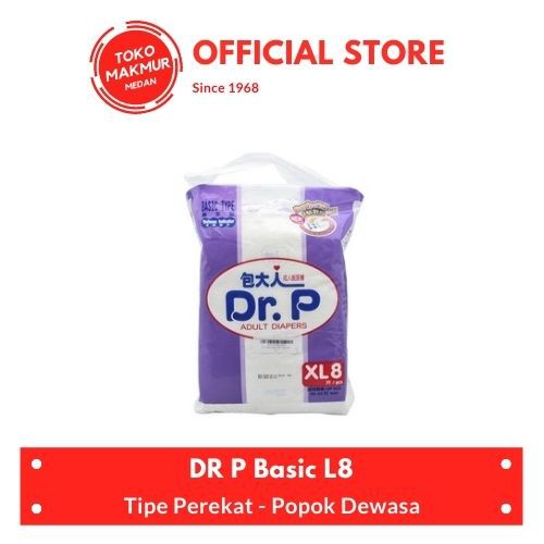 Jual DR P BASIC XL8 - POPOK DEWASA TIPE PEREKAT | Shopee Indonesia