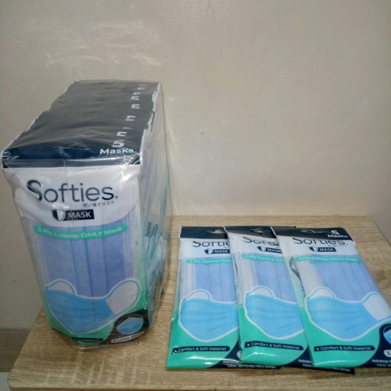 Jual Masker Softies isi 25 pack (125 lembar) | Shopee Indonesia