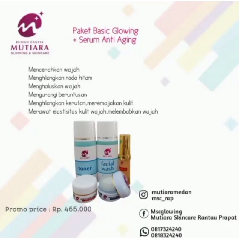 Jual Paket Basic Glowing + Serum | Shopee Indonesia