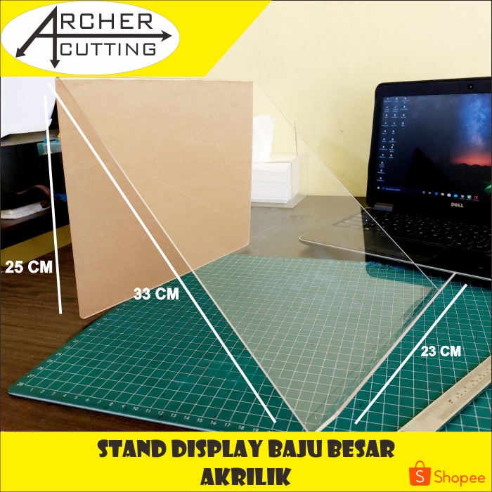 Jual STAND DUDUKAN DISPLAY BAJU BESAR AKRILIK | Shopee Indonesia