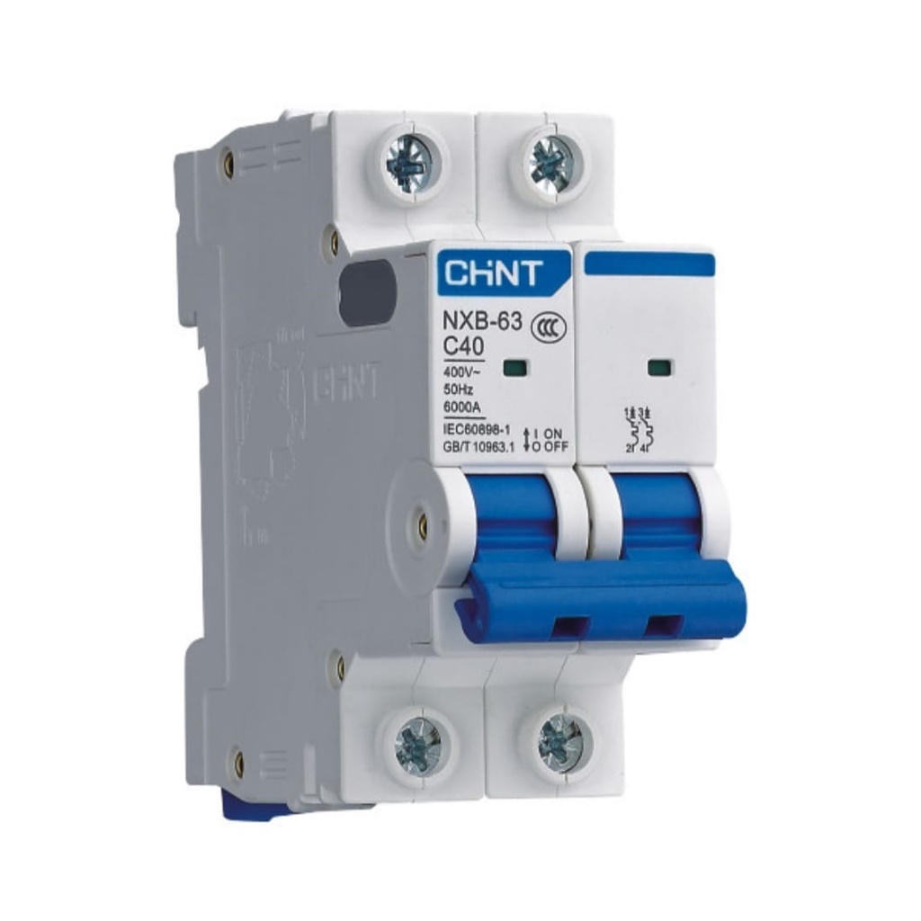 Jual CHINT ORIGINAL MCB NXB-63 2P 6kA (4A~63A) | Shopee Indonesia