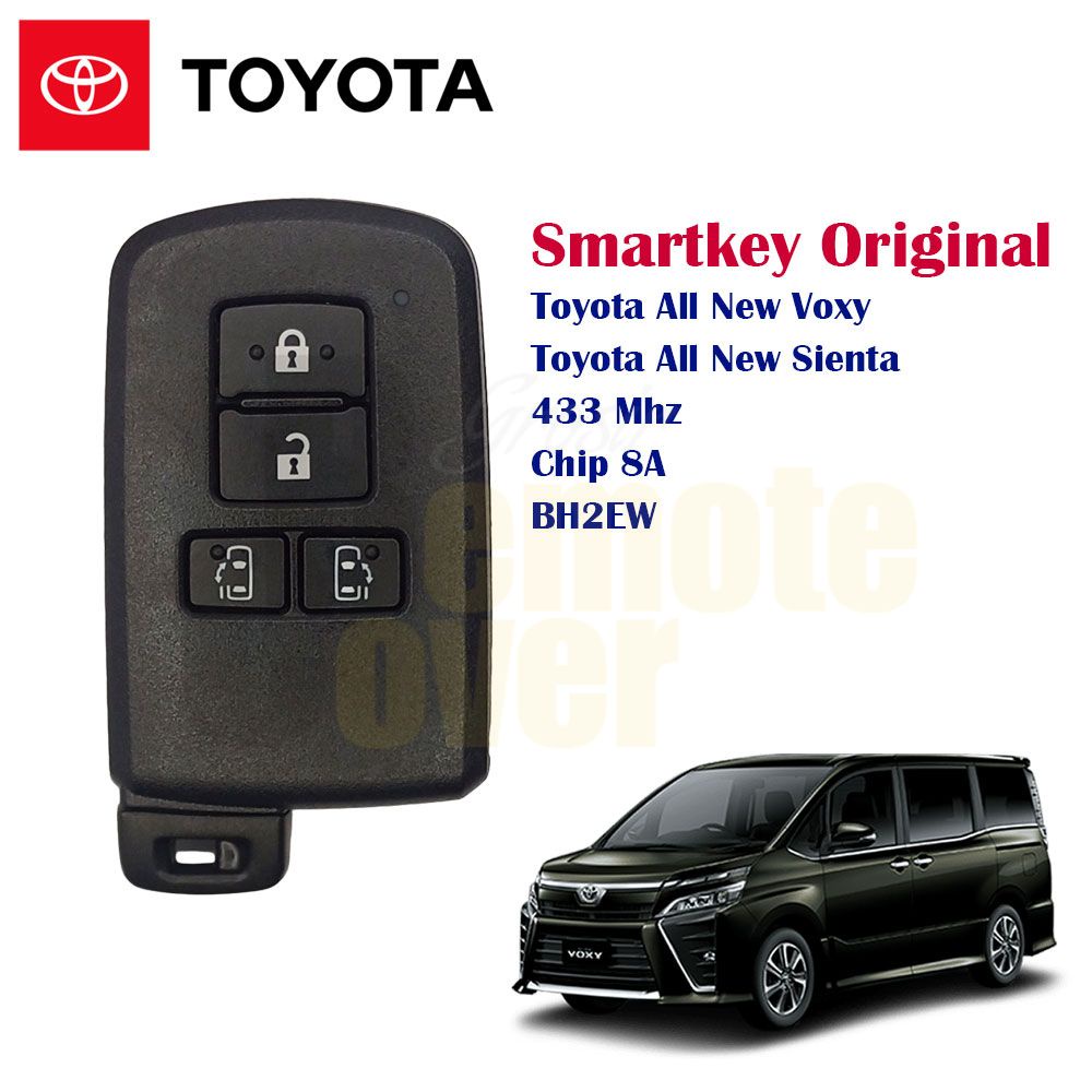 Jual Remote Set Komplit Kunci Smartkey Toyota New Voxy Original ...