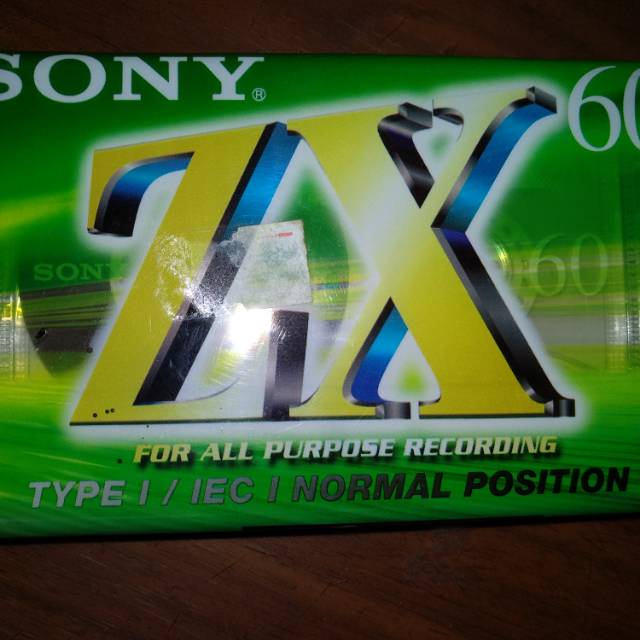 Jual Casette Tape kaset sony ZX 60 C60ZXA kaset pita kosong | Shopee Indonesia