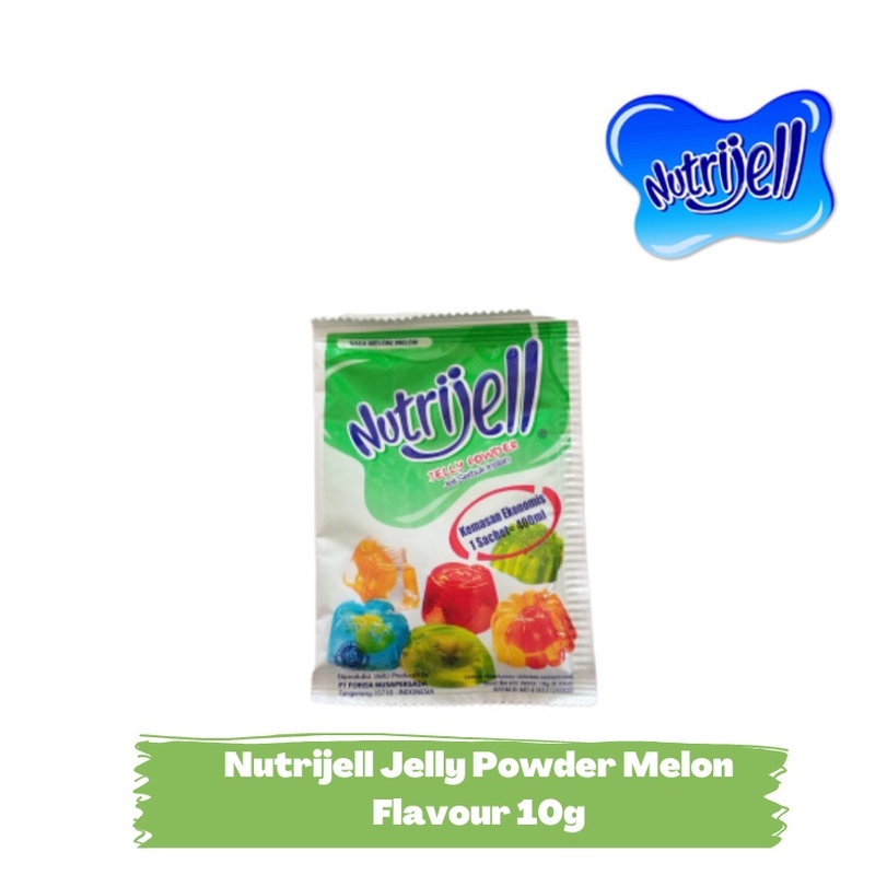 Jual NUTRIJELL MELON FLAVOUR JELLY POWDER 10g | Shopee Indonesia
