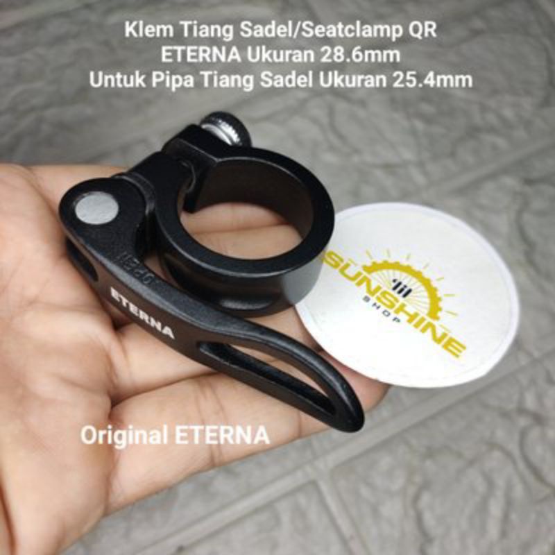 Jual SeatClamp Seat Clamp Klem Tiang Sadel QR 28.6 ETERNA EN-AT02 ...