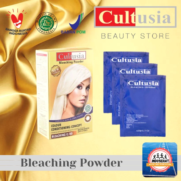 Jual CULTUSIA Bleaching Powder 0/00 Sachet - Bubuk Perawatan Warna ...