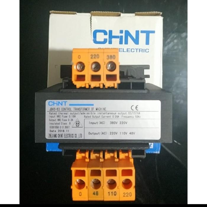 Jual Huin | Jual Chint Transformer Trafo Step Down 50Va In 380V 220V Out Limited | Shopee Indonesia