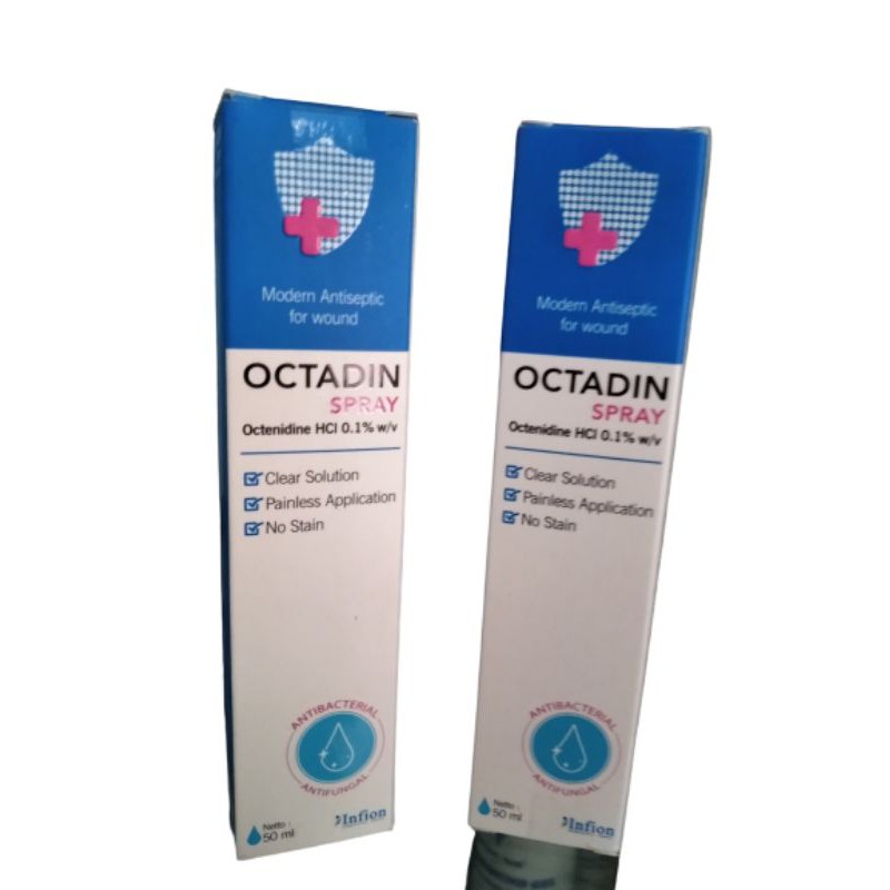 Jual OCTADIN SPRAY 50ml, MODERN ANTISEPTIC FOR WOUND | Shopee Indonesia