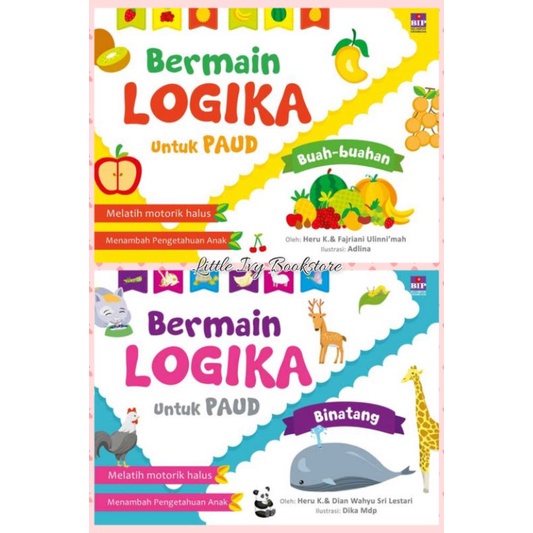 Jual Bermain Logika Untuk PAUD Buah-Buahan/Binatang. Buku Aktivitas ...