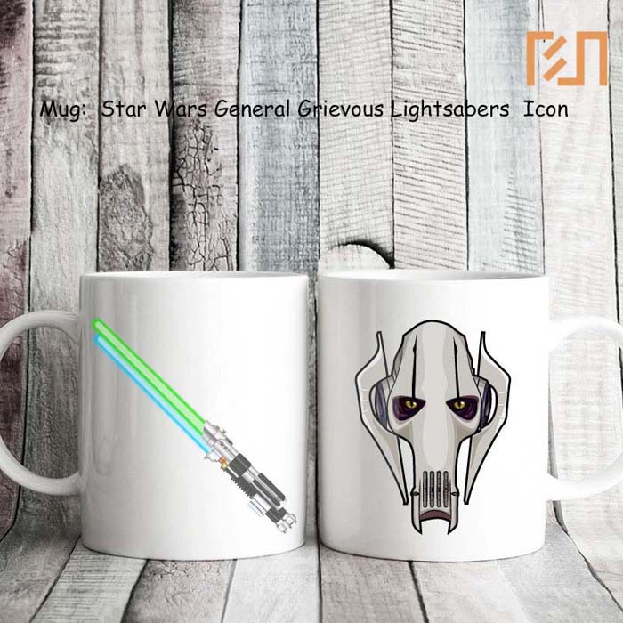 Jual Mug Star Wars General Grievous Lightsabers icon | Shopee Indonesia