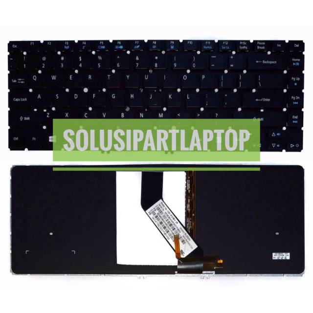 Jual KEYBOARD ACER V5-431 V5-431P V5-471 V5-471G V5-481G BACKLITE NON FRAME | Shopee Indonesia