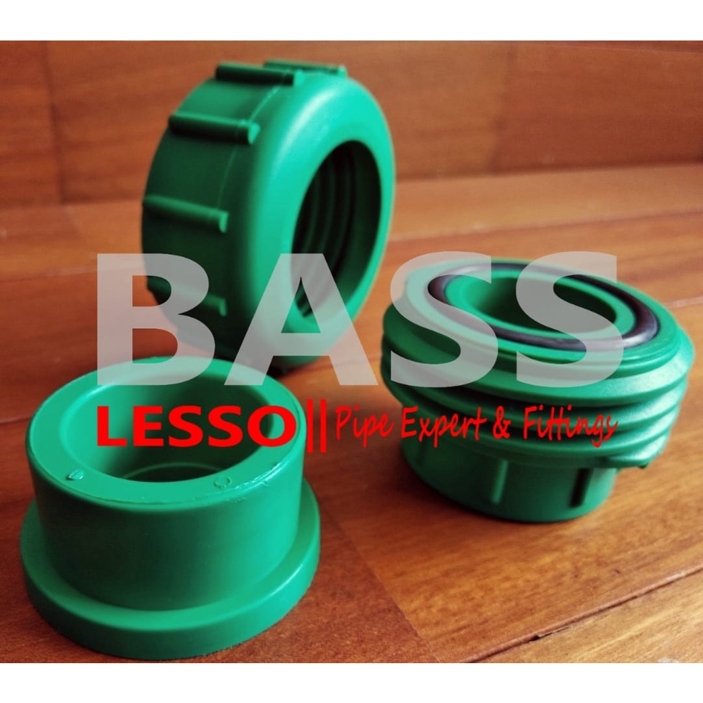 Jual Watermur Sock PPR LESSO 20mm 1/2" Inch Fitting Union Sambungan ...