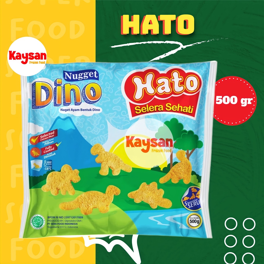 Jual HATO NUGGET DINO 500 GRAM | Shopee Indonesia