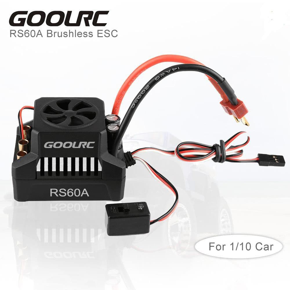 Jual GoolRC 60A ESC Brushless Electric Speed Controller 6V/3A BEC for 1/10 | Shopee Indonesia