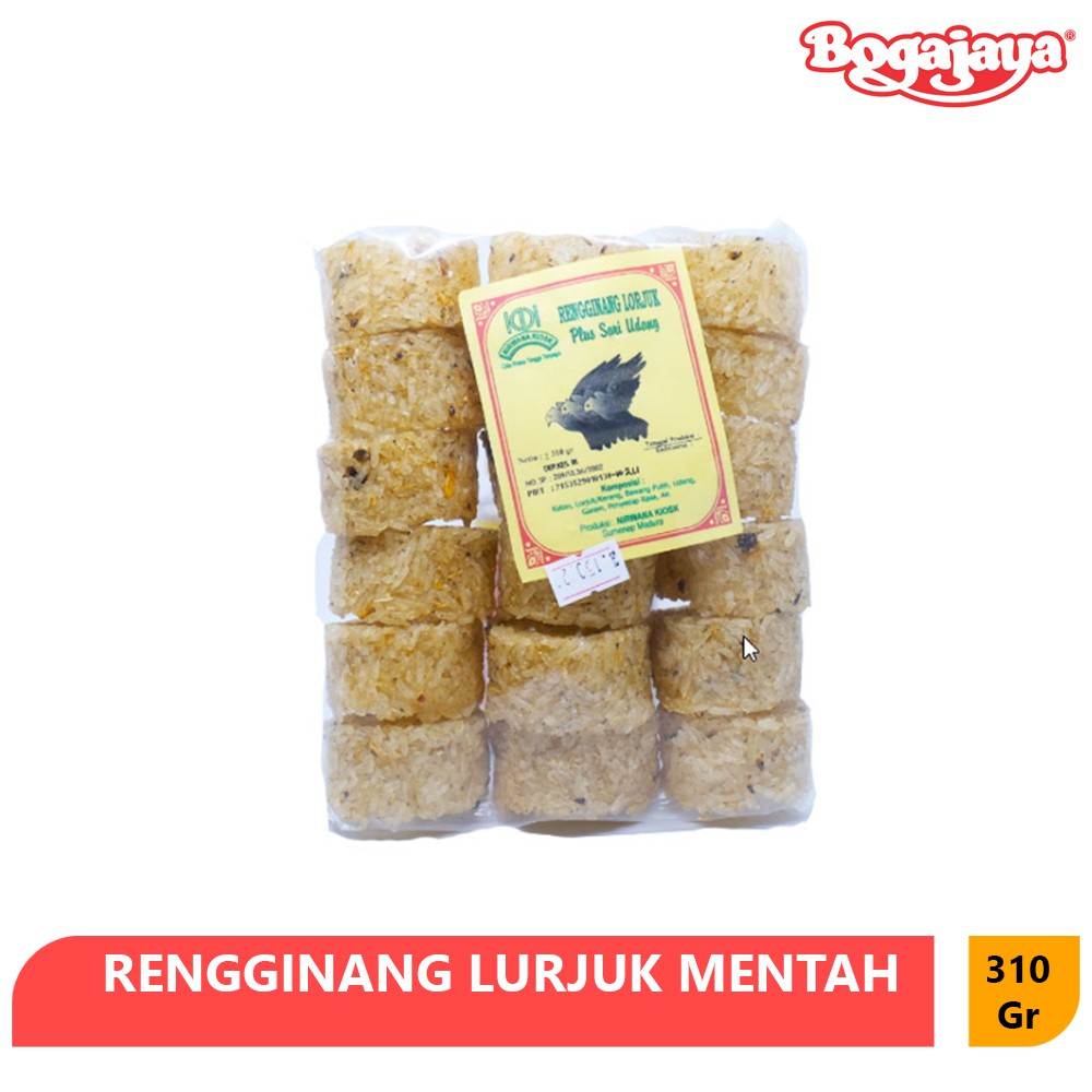 Jual RENGGINANG LORJUK PLUS SARI UDANG 310 GRAM / CAMILAN KERUPUK ...