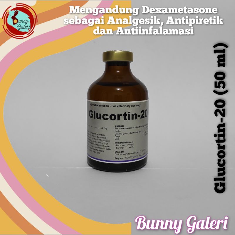 Jual GLUCORTIN-20 kemasan 50 ml sebagai Antipiretik, Analgesik dan ...