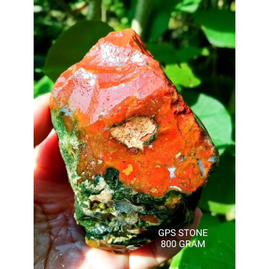 Jual PROMO 800 GRAM Bongkahan SUPER / Rough Bahan Batu akik PANCAWARNA ...